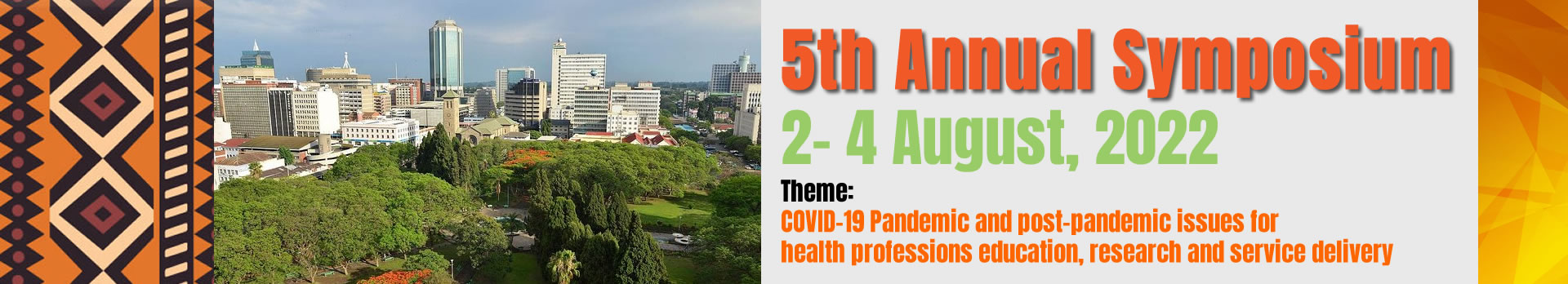 AFREhealth 5th Symposium - Prof. Address Mauakowa Malata (PhD, MSc, BSc ...